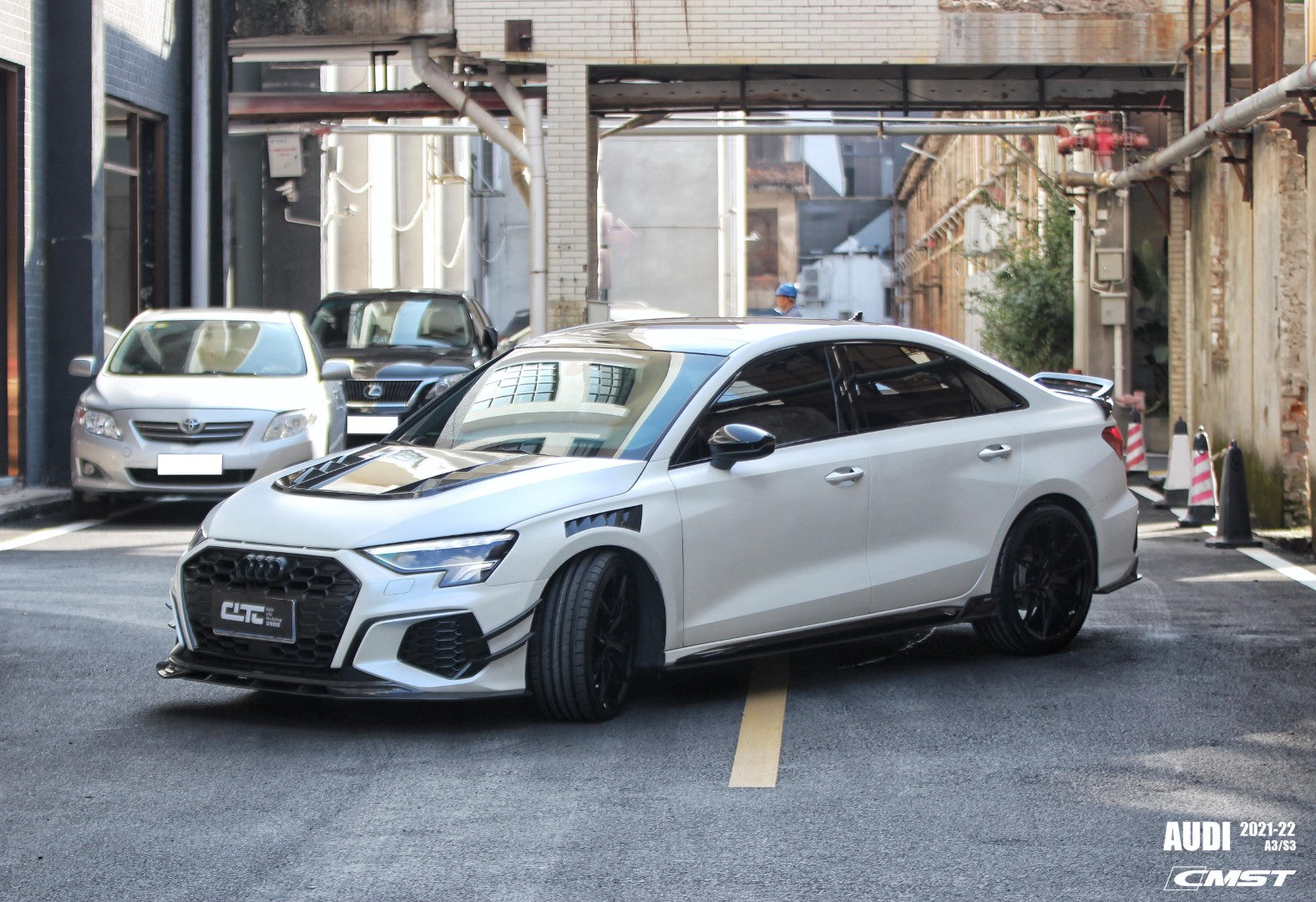 ฝากระโปรง Ver.2 Carbon Fiber จาก CMST Tuning สำหรับ Audi RS3 S3 A3 8Y ...